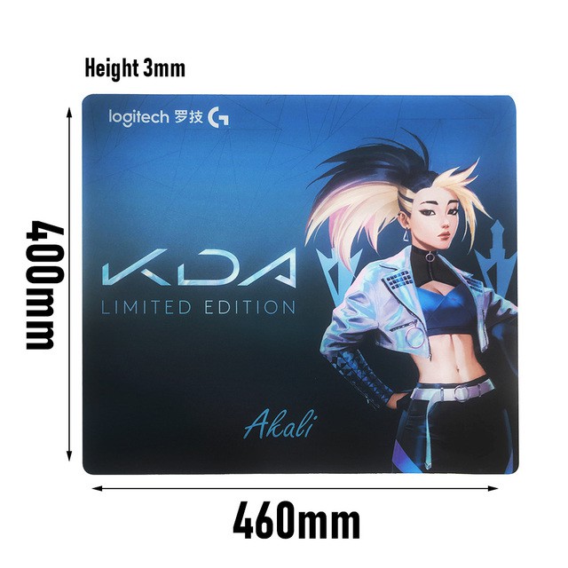 LOGITECH KDA Mouse pad size 400X460 mm | Shopee Thailand