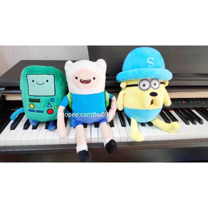 Fin, Jack, Bmo Teddy Bear_ตัวละครการ์ตูนเวลาผจญภัย | Shopee Thailand