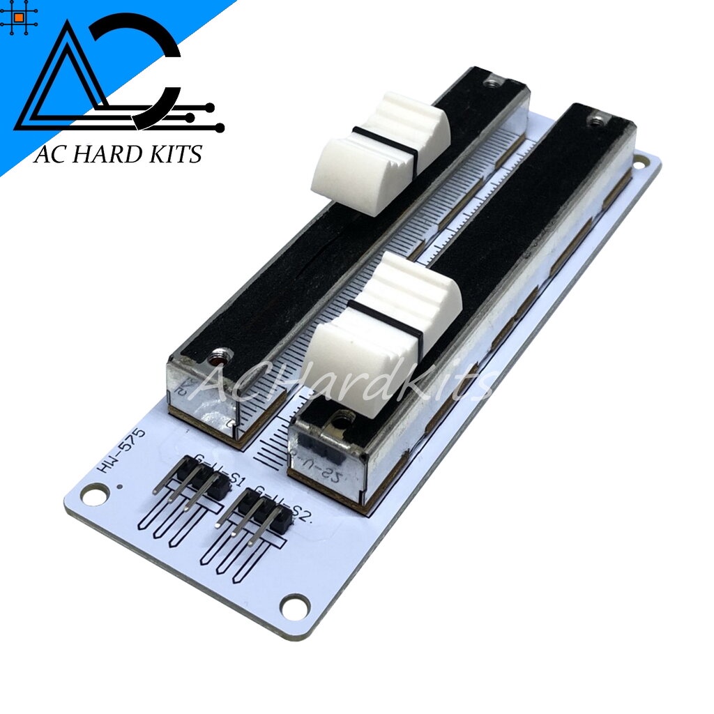 Slide Potentiometer 10K 2CH Linear Module ตัวต้านทานปรับค่าได้แบบสไลต์ ...