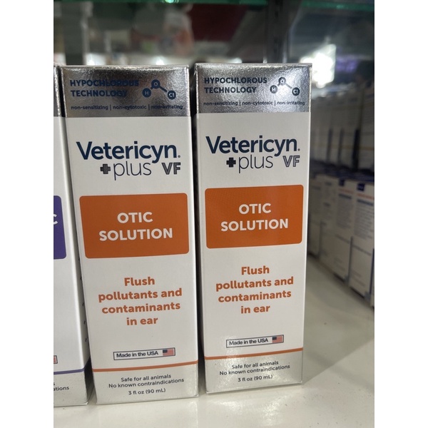 Vetericyn Plus VF Otic Solution น้ำยาล้างหู สัตว์เลี้ยง ขจัดไรหู กลิ่น ...
