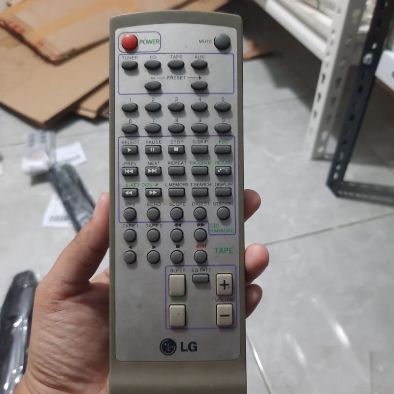 เทป DVD LG ต้นฉบับดั้งเดิม KARAOKE REMOTE | Shopee Thailand