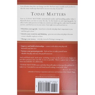 หนังสือภาษาอังกฤษ Today Matters: 12 Daily Practices to Guarantee ...