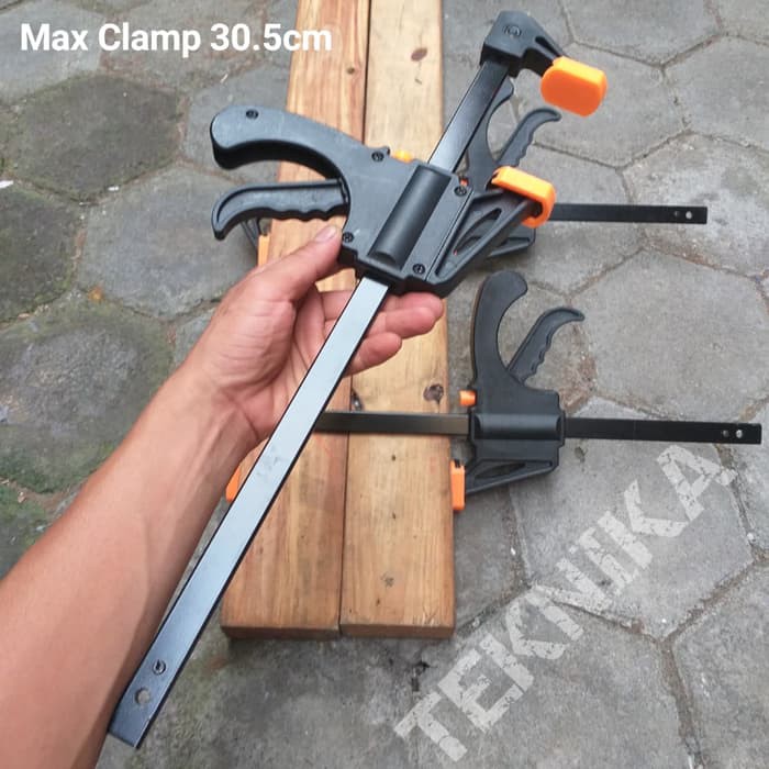 Kayu Heavy Duty F Clamp 12 นิ้ว Quick Grip ไม้ Clamp Vise 30.5 ซม.DIY ...