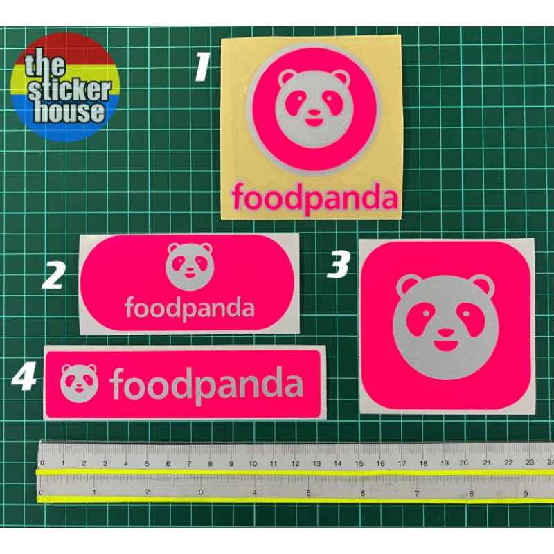 Foodpanda FOOD SEEDS STICKER CUTTING OVERLAPPING REFLECTIVE | Shopee ...