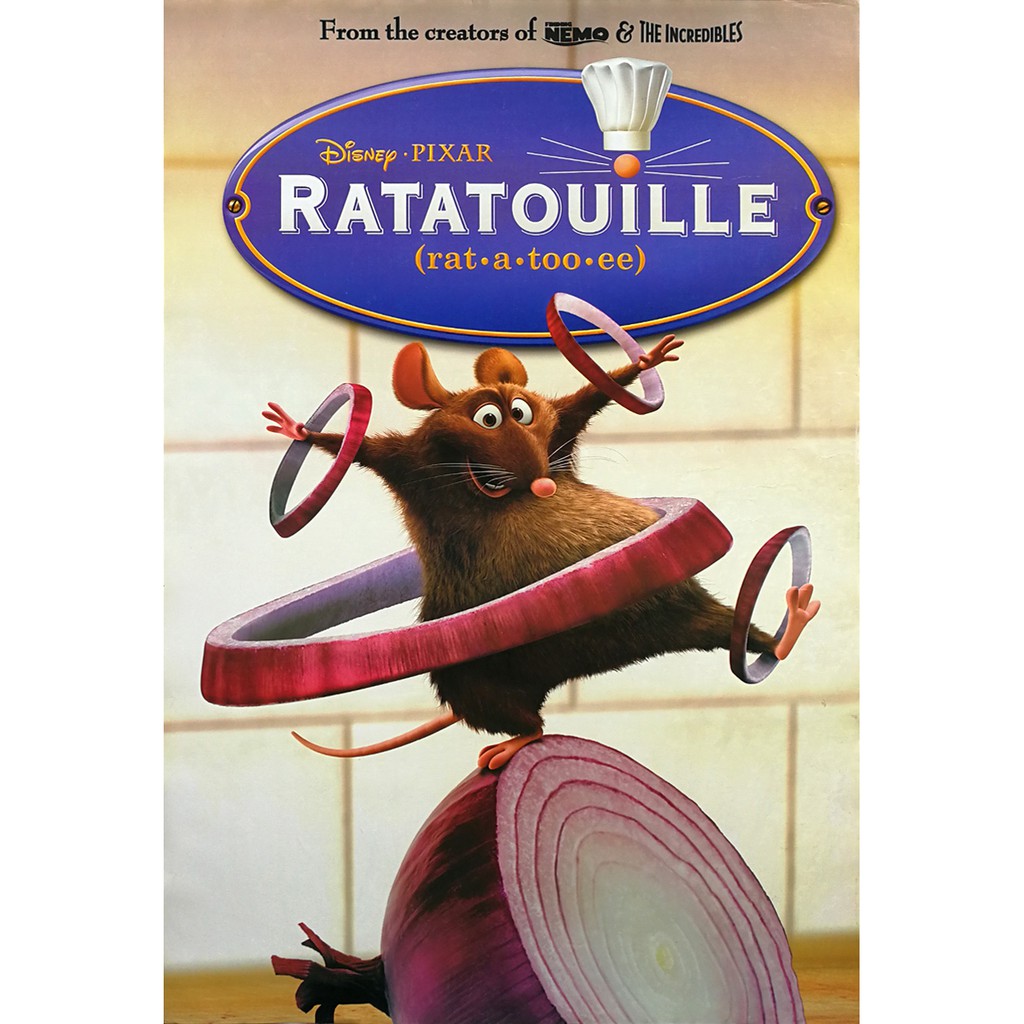 โปสเตอร์ หนัง การ์ตูน Ratatouille (2007) POSTER 24”X35” Inch American ...
