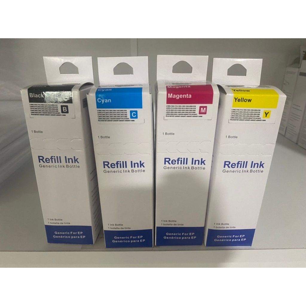 น้ำหมึกเติมเทียบเท่า Epson 003 (T00V100,T00V200 ,T00V300,T00V400 สำหรับ ...