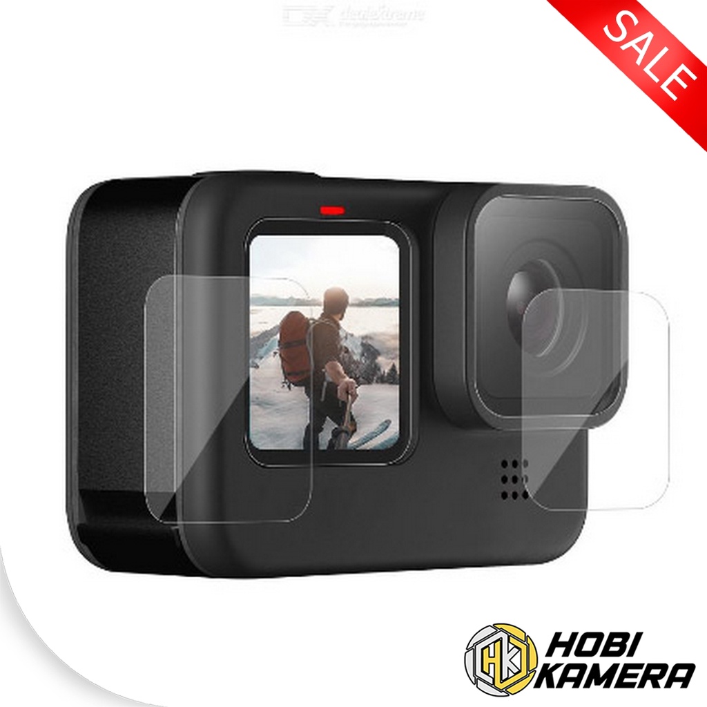 กระจกนิรภัยป้องกันรอยขีดข่วน telesin สําหรับ action Camera go pro hero ...
