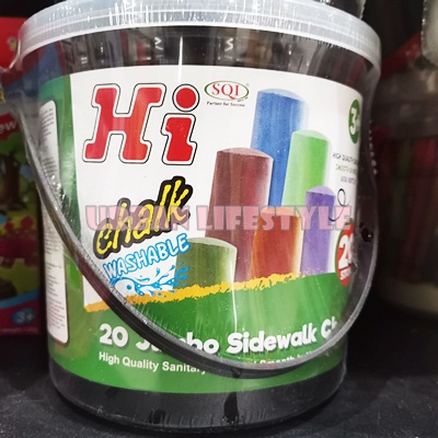Hi Chalk ไฮชอล์ค สีชอล์คจับโบ้ สีชอล์คกระป๋อง ชอล์กถังจัมโบ้ กระปุกชอ ...