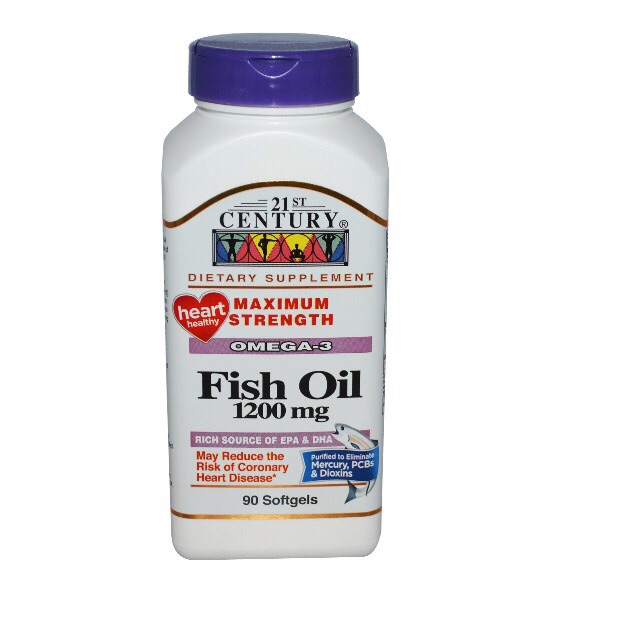 Maximum Strength OMEGA 3 Fish Oil 1200 mg 90 แคปซูล made in USA 🇺🇸 แท้ ...