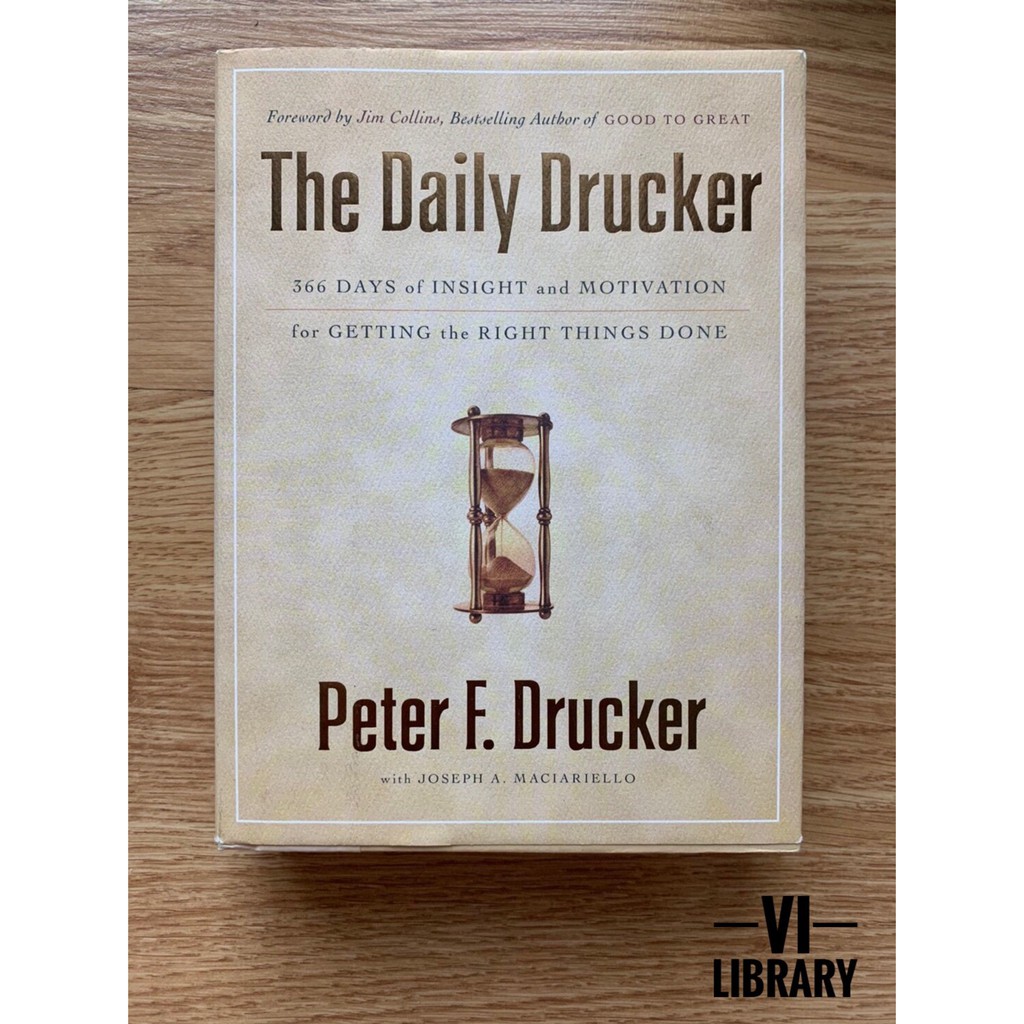 หนังสือลงทุน (ภาษาอังกฤษ): The Daily Drucker | Shopee Thailand