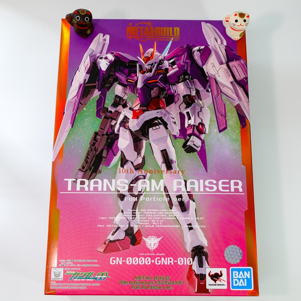 Metal Build : 00 RAISER [10th Anniversary TRANS-AM RAISER Full Particle ...