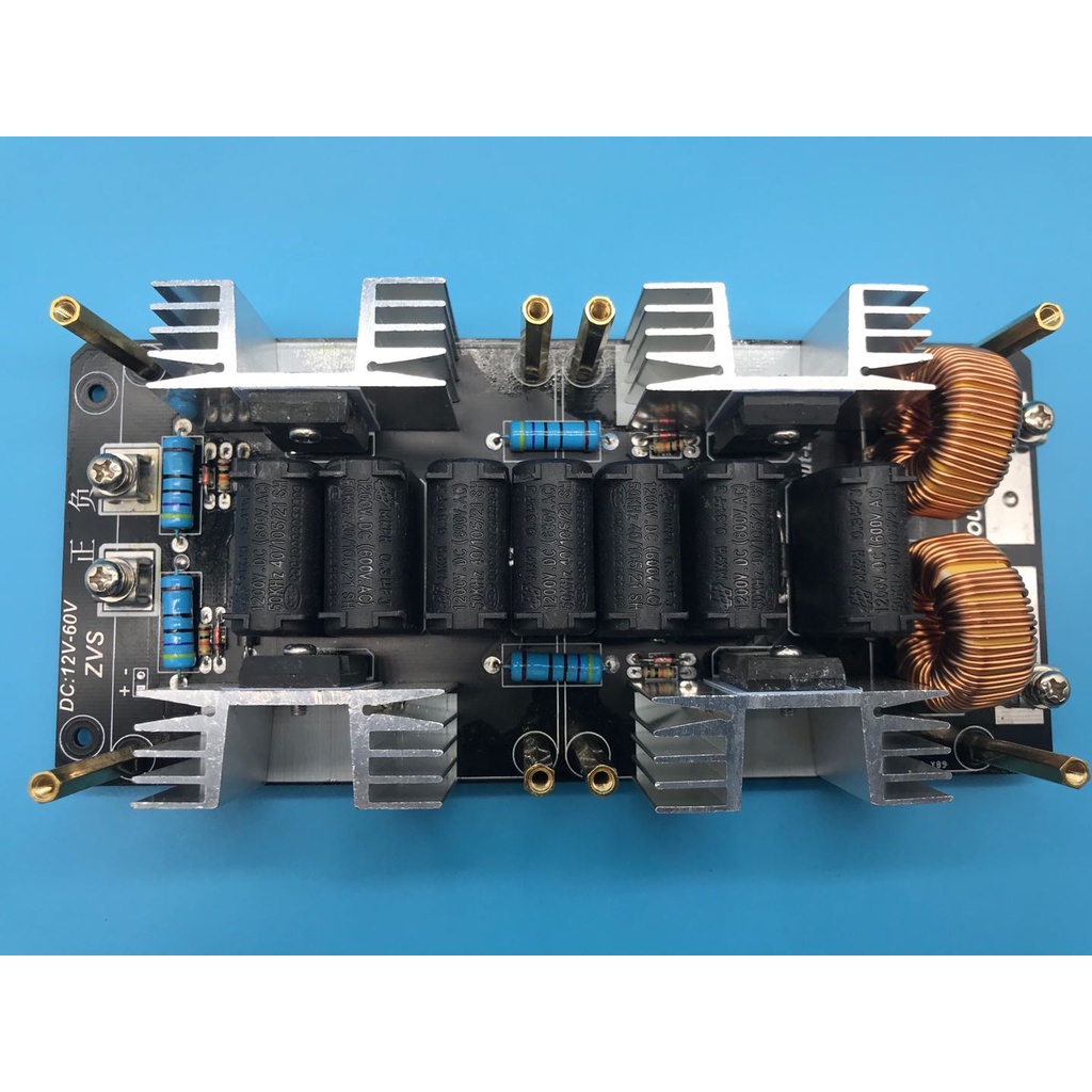 DC 12V~48V ZVS Low voltage induction heating board 2000W 50A Power supply module Flyback Driver ...