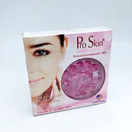 PRO SKIN CAPSULE โปรสกิน แคปซูล ขนาด 12 เม็ด วิตามินอีเข้มข้นจาก ...