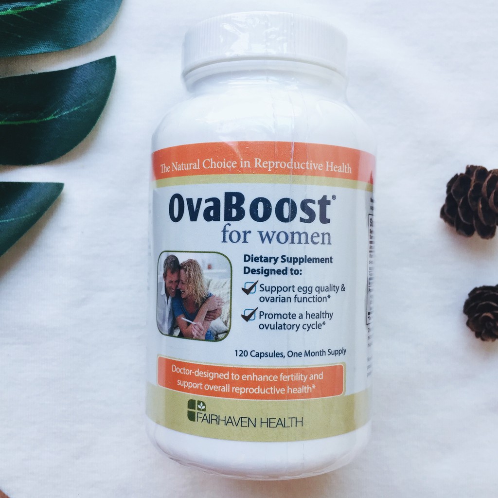 (แท้พร้อมส่ง) Ovaboost for women อาหารเสริมบำรุงรังไข่ ไข่ไม่สมบูรณ์ มี ...