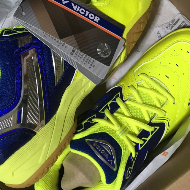 VICTOR รองเท้าแบดมินตัน รุ่น SH-S80 สีเขียวอ่อน size 44 | Shopee Thailand