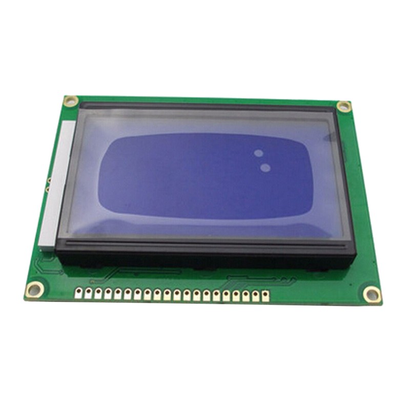 ST7920 12864 LCD Display Blue Backlight Parallel Serial Module for Arduino 5V | Shopee Thailand