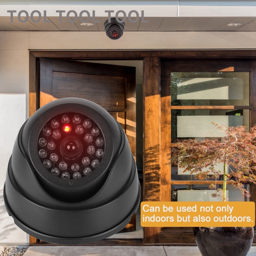 Tool MR-18 Dummy Fake Dome Camera CCTV Surveillance Security with 30pcs ...