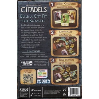 Citadels Revised Edition (Eng) Board Game Citadel แถมซองใส่การ์ด [Wi 84 ...