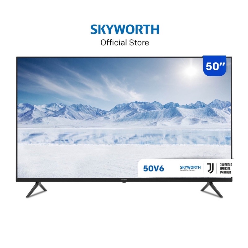SKYWORTH 50 นิ้ว Android10 TV 4K รุ่น 50V6 รองรับ Netflix/Google play ...