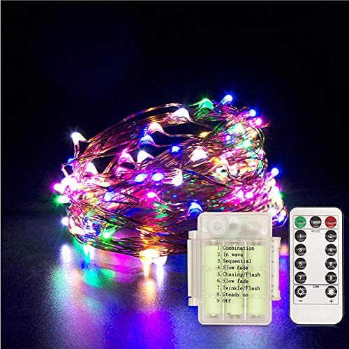 ไฟ LED string แบตเตอรี่ขับเคลื่อน 13 คีย์รีโมทคอนโทรล 5 M/10 M/20 M ...