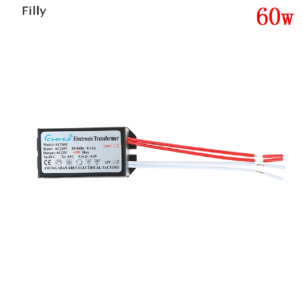 [FIL] AC 12V electronic transformer halogen light 20W/40W/60W/80W/105W ...