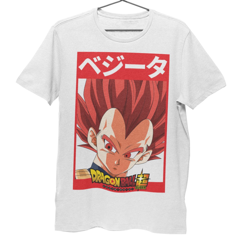 คอตต้อนคอกลมเสื้อยืด Unisex รุ่น เบจิต้า Vegeta Ssj T Shirt ดราก้อนบอล