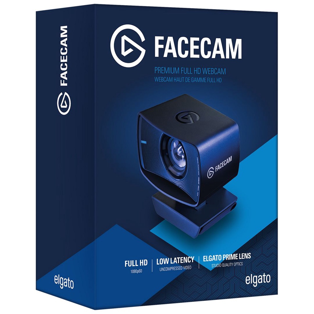 Elgato Facecam -Wide Angle Prime Lens USB-C 1080p60 Full HD Webcam ...