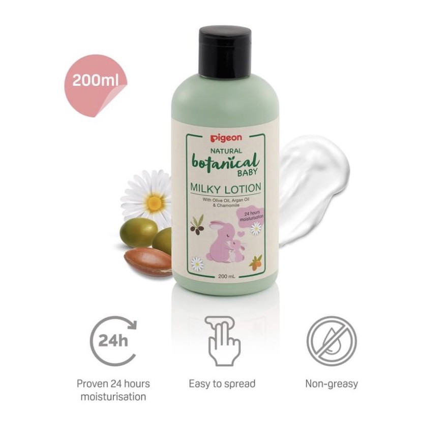 Pigeon พีเจ้น Natural Botanical Milky Lotion และ Water Gel Lotion ...