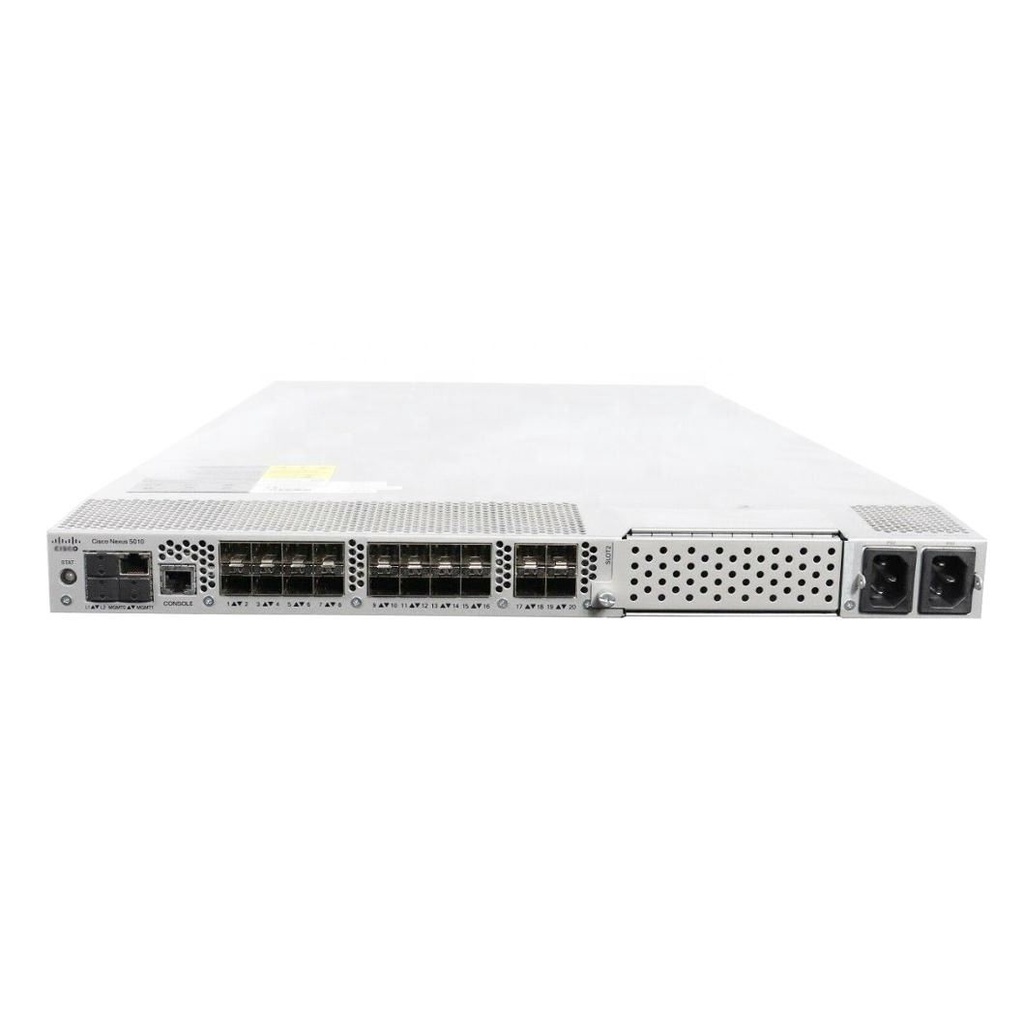 Cisco Switch 10G SFP+ 20 Port N5K-C5010P-BF 1U Nexus 5000 10GB Ethernet ...