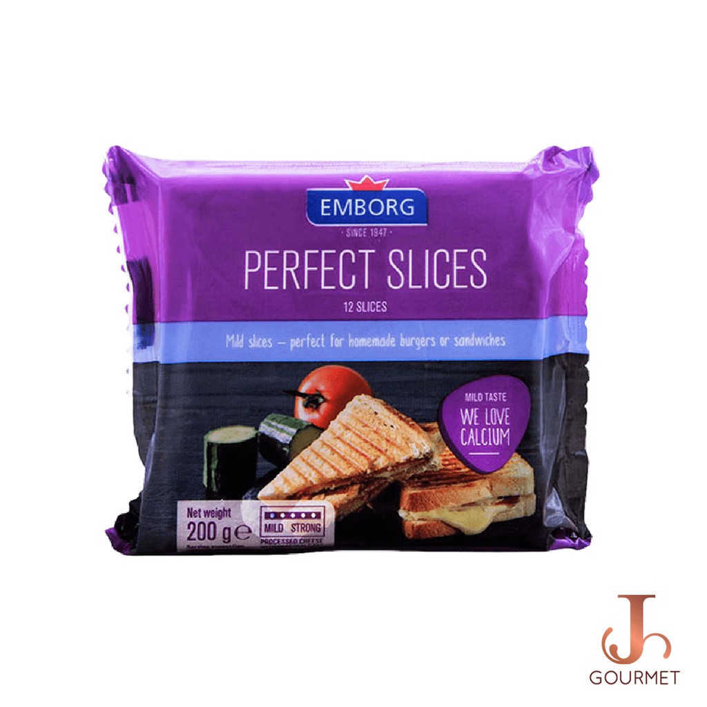 นำเข้า! ชีส สไลด์ Emborg Perfect Sliced Cheese 200g | Shopee Thailand