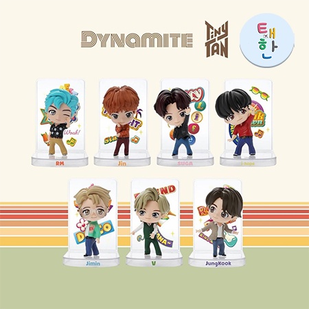 พร้อมส่ง [BTS] TinyTAN mini figure 'DYNAMITE' ver. | Shopee Thailand