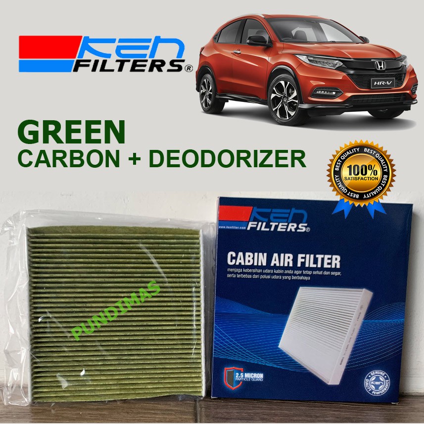 Hijau Ken เครื่องปรับอากาศ FILTER Cabin HONDA HR-V Carbon Deodorizer ...