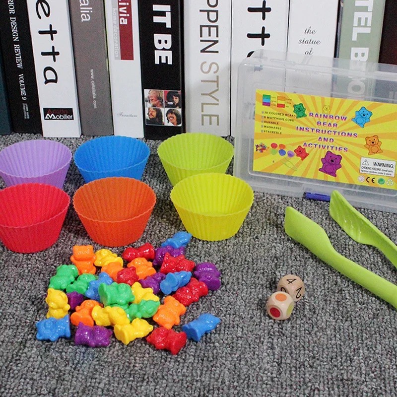 **พร้อมส่ง**Rainbow Sorting Bears ของเล่นเสริมพัฒนาการ ที่ฮิตที่สุดใน ...