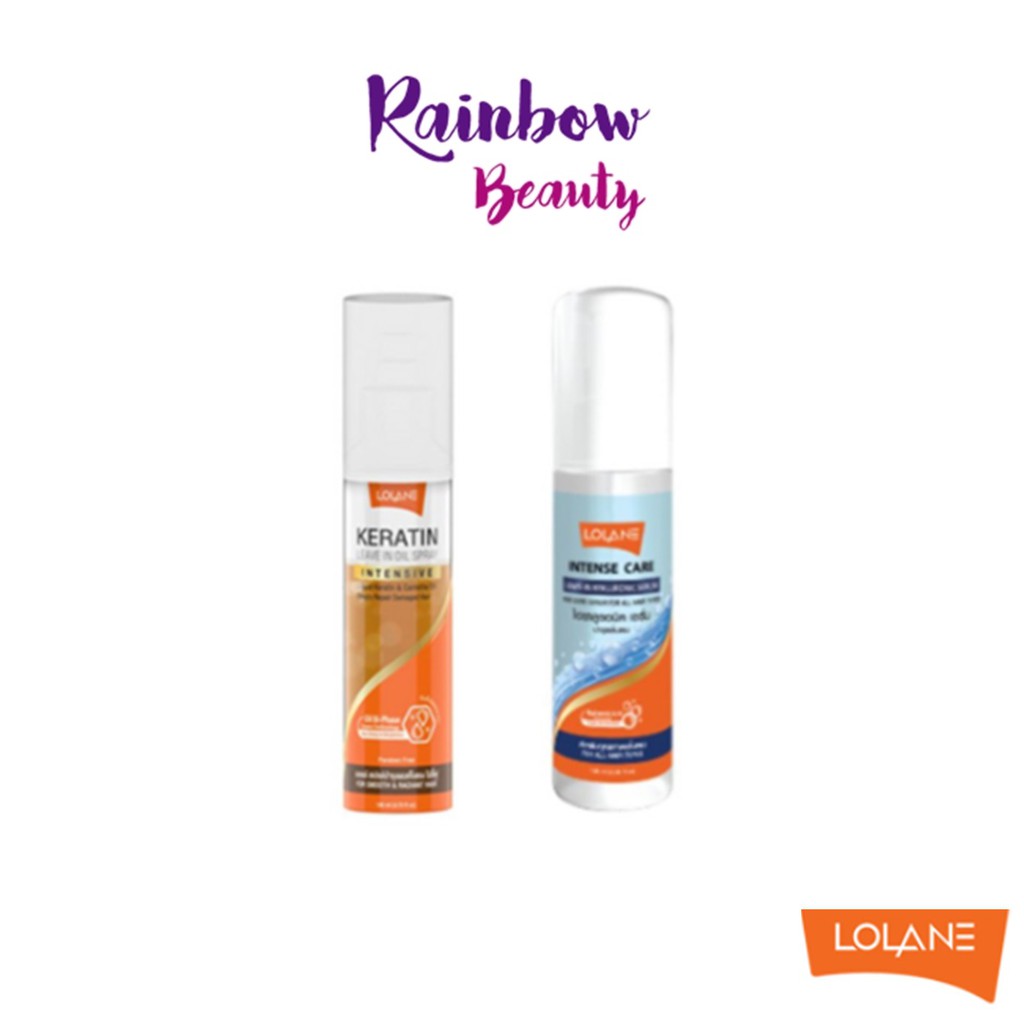 Lolane Keratin Leave In Oil Spray โลแลน เคราติน ออยล์ เซรั่ม / Intense ...