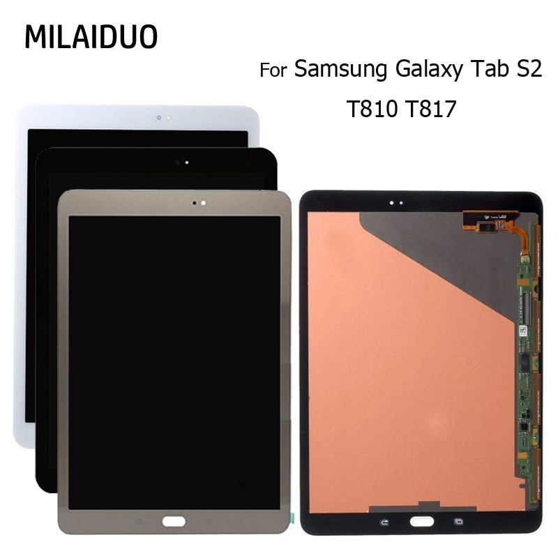 สําหรับ Samsung Galaxy Tab S2 9.7 T810 T815 T819 จอแสดงผล LCD Touch Screen Digitizer Assembly ...