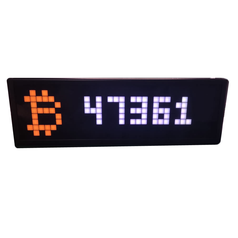 Bitcoin digital currency market display cryptocurrency real-time price ...