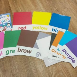 แฟลชการ์ด [My First Colors] flash card แฟลช การ์ด เรียนรู้สี | Shopee ...