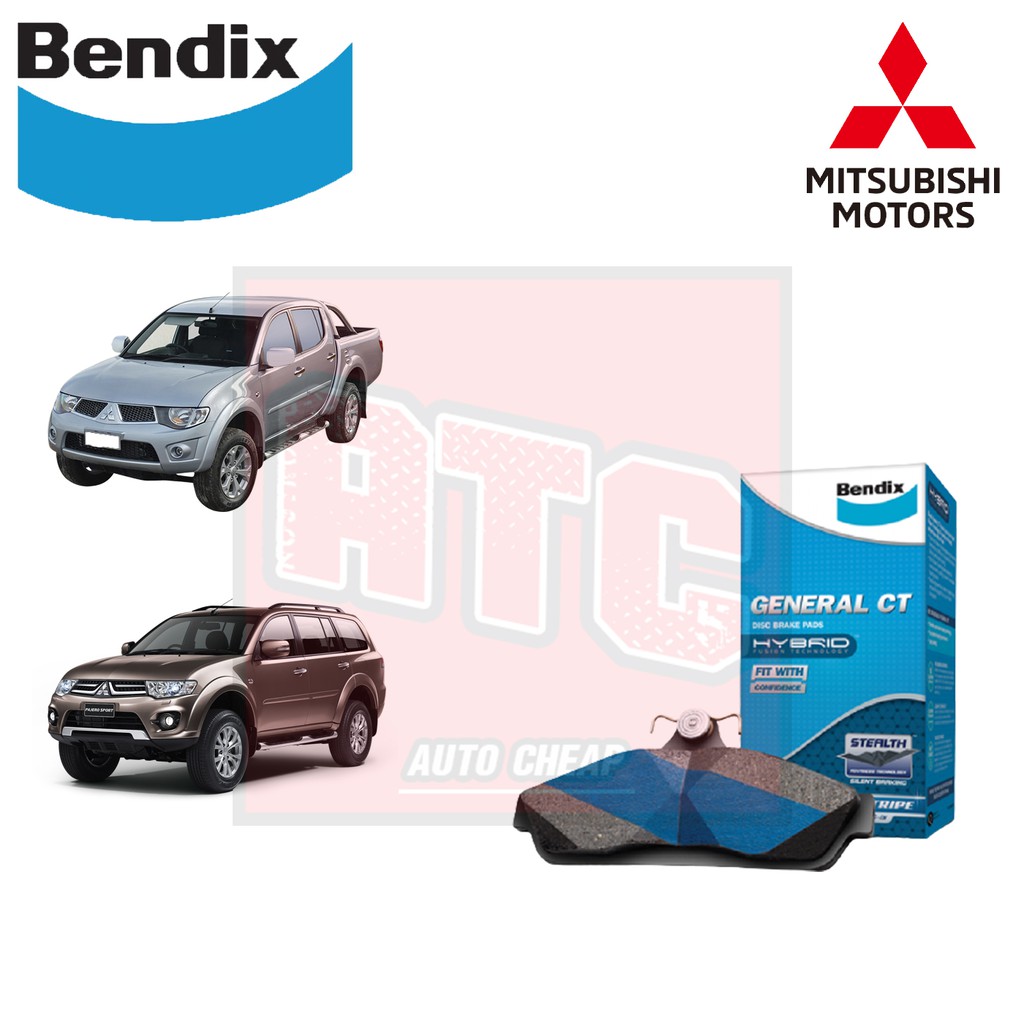 Bendix ผ้าเบรค mitsubishi triron pajero sport มิตซูบิชิ ไทรทัน ปาเจโร ...
