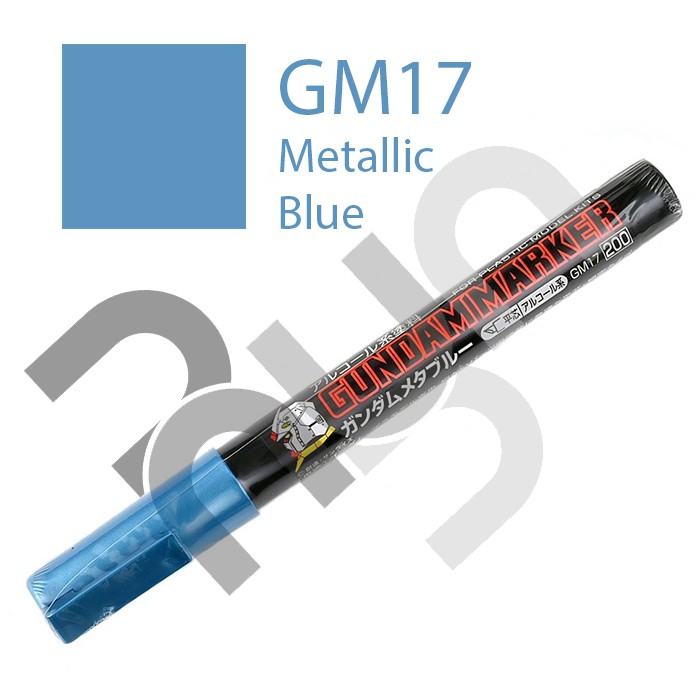 Gundam marker: GM17, Metallic Blue น้ำเงินเมทัลลิค | Shopee Thailand
