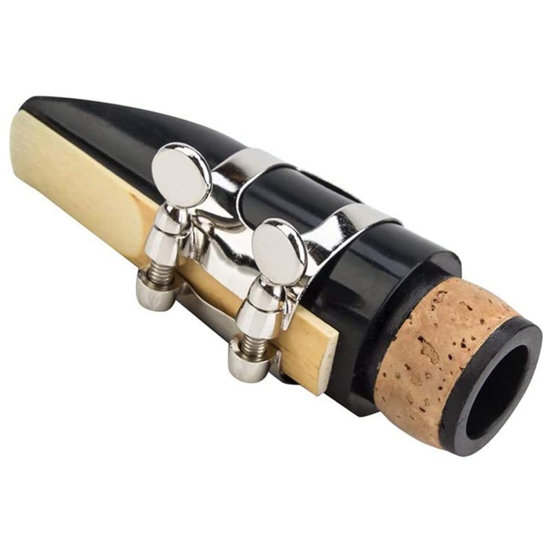 【kindue9854f 】 Mouthpiece Kit, รวม Ligature + Clarinet Reed 2.5 + Black ...