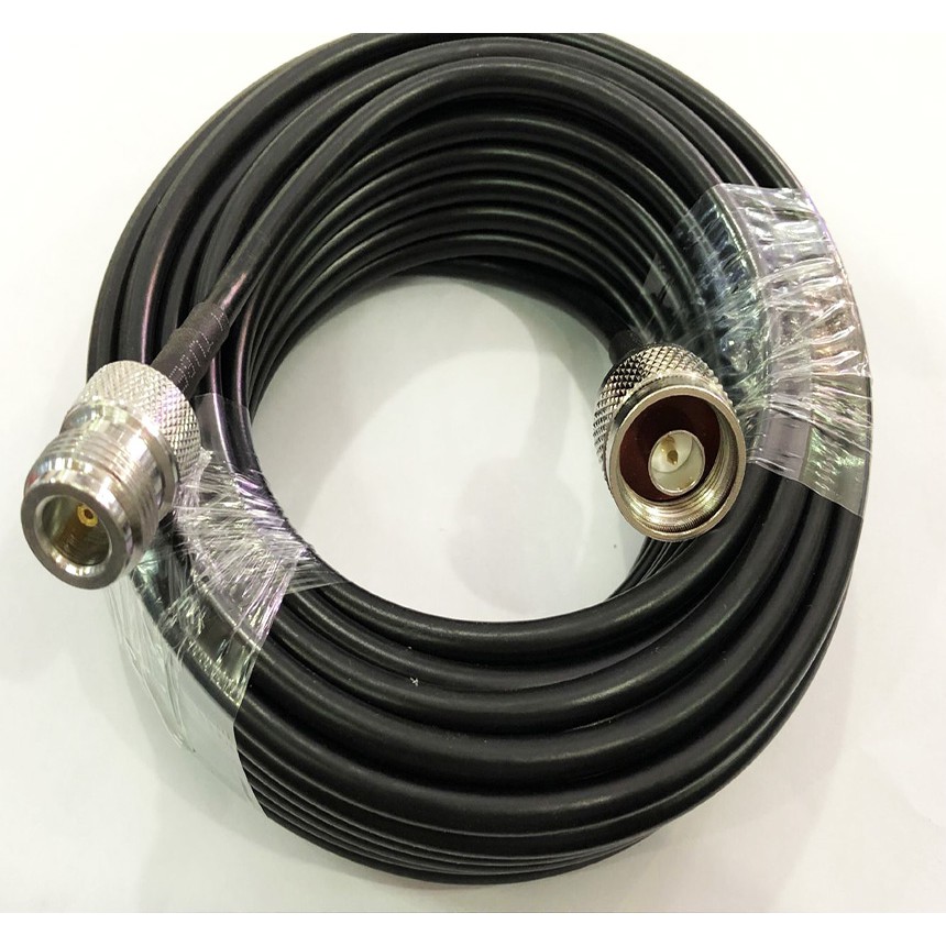 N Male to N Female Connector RG58 50-3 RF Coaxial Cable 50ohm 1m 2m 3m 5m 10m 15m 20m | Shopee ...