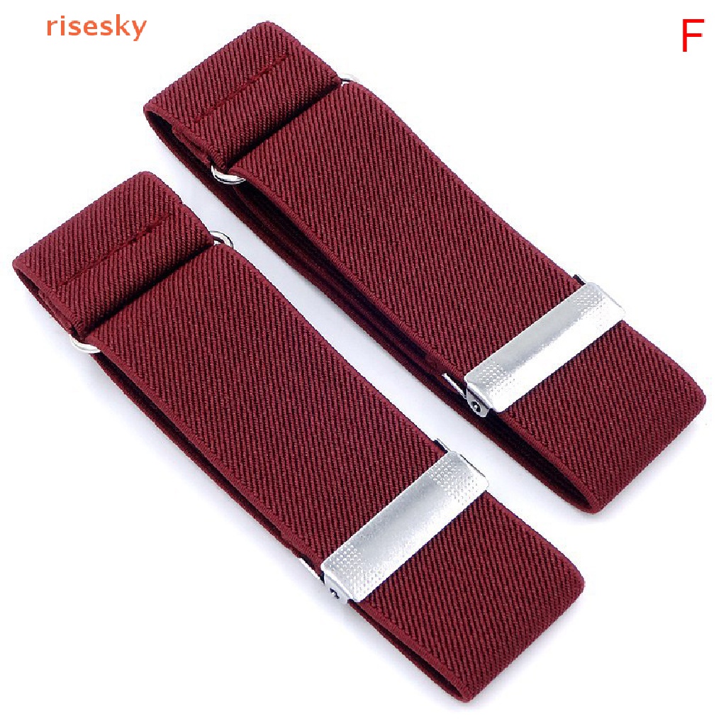 [risesky] 1 Pair Men Shirt Adjustable Armband Sleeve Garter Bartender ...