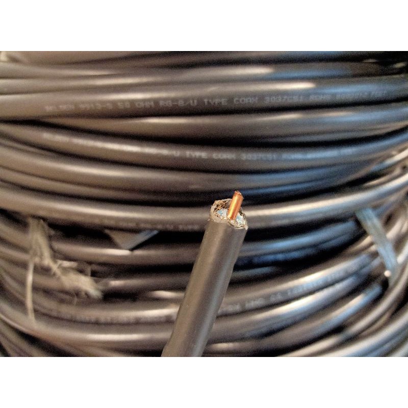 สาย Belden RG 8 ดั้งเดิม 9913 / Coax Rg8 Belden single | Shopee Thailand