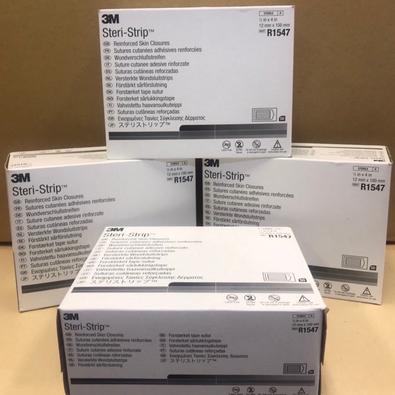 3M Steri Strip แผ่นเทปปิดแผล สเตอร์ไรด์ RF.1/2x4 R1547 | Shopee Thailand