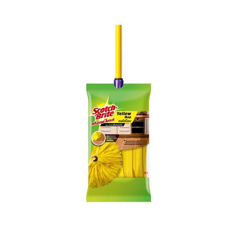 สก๊อตช์-ไบรต์ รีฟิล เยลโล่ม็อบ Scotch-Brite Refill Yellow Mob | Shopee ...