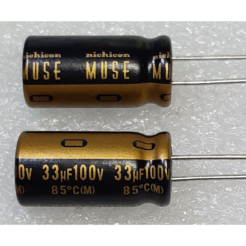 Nichicon MUSE KZ 33uf 100v capacitor ตัวเก็บประจุ คาปาซิเตอร์ | Shopee ...