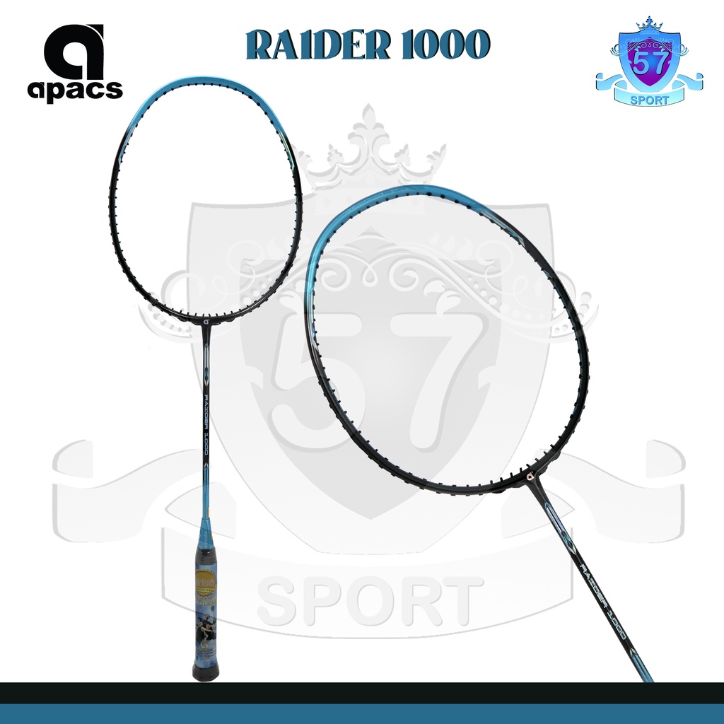 ไม้แบดมินตัน Apacs Raider 1000 ดั้งเดิม, สาย Bonus และกระเป๋า | Shopee ...