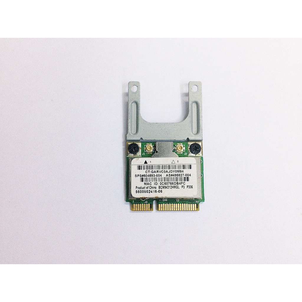 ไวเลสโน๊ตบุ๊ค HP BCM94312HMG bcm4312 WIFI Mini PCI-E Card BCM4312 PCI-E ...