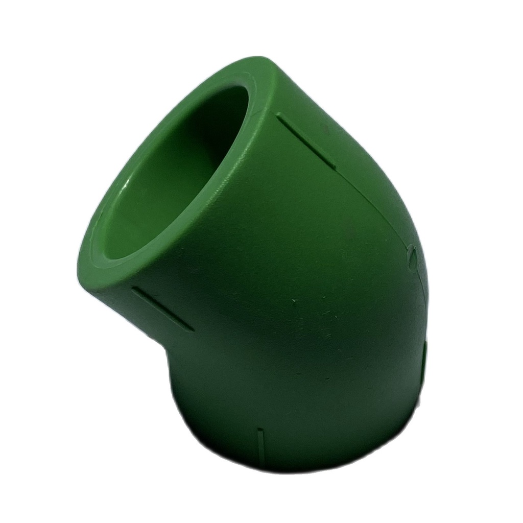 ข้องอ 45 PPR Brand Thai PP-R ขนาด D63 mm. - D110 mm. SDR.6 PN20 จำนวน 1 ...