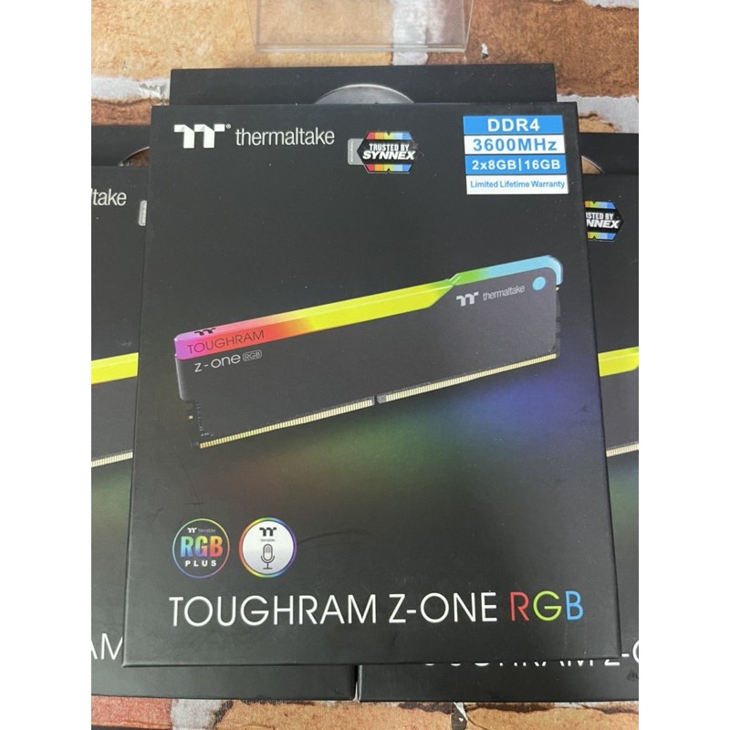 RAM THERMALTAKE TOUGHRAM Z-ONE RGB Memory DDR4 3600MHz 16GB (8GB x 2)ใหม่มือ1 ประกัน synnex ...